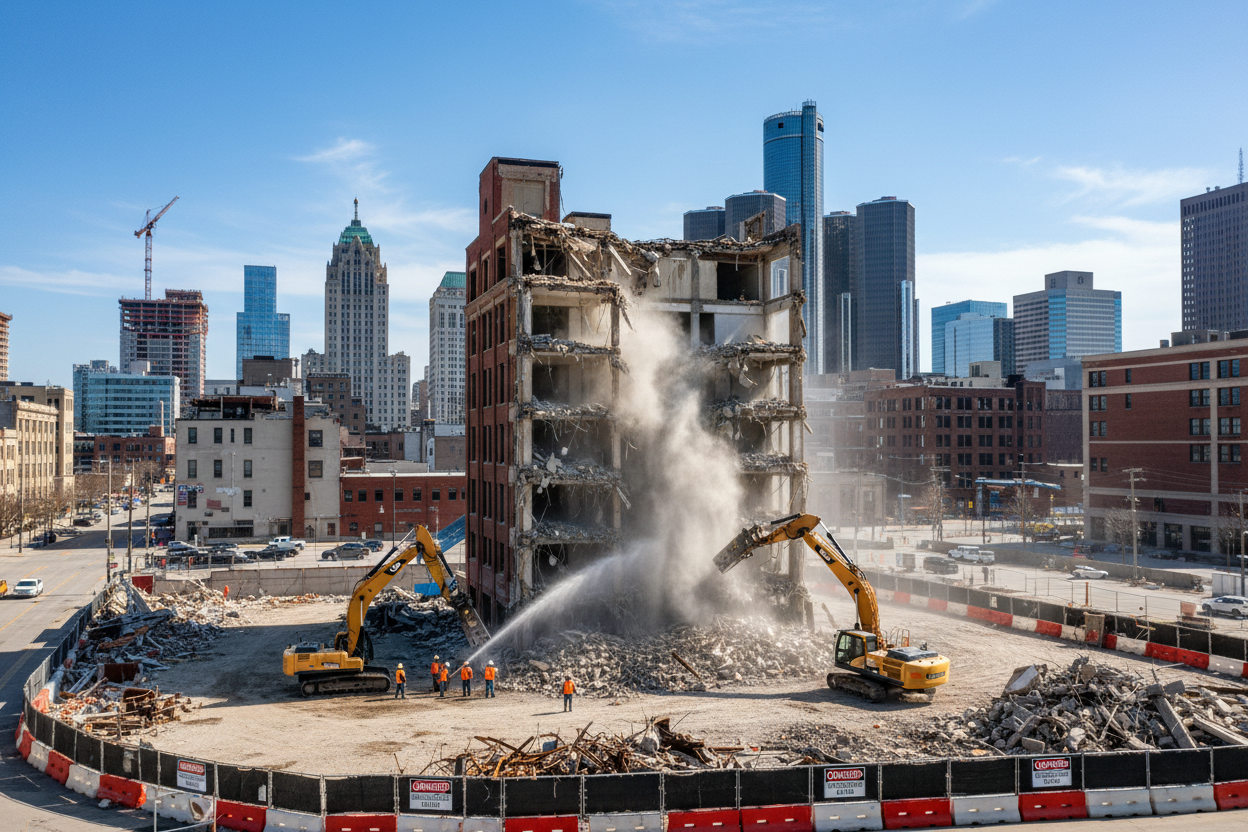 Commercial Demolition Detroit MI | Organized Demolition