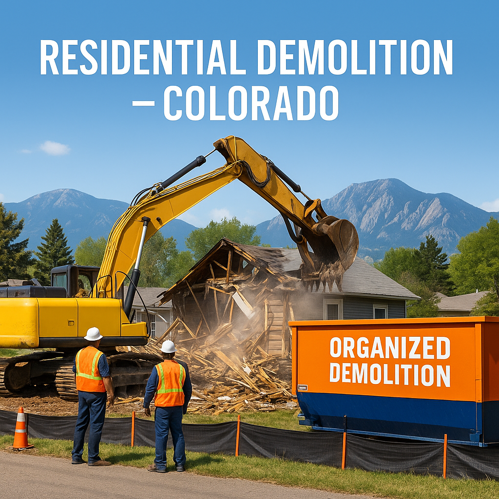 Demolition Company Colorado — Organized Demolition Experts